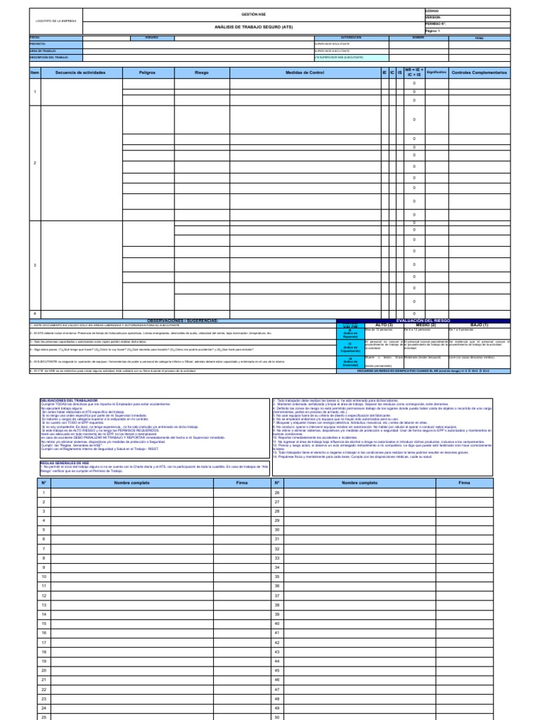 Formato ATS en Blanco | PDF