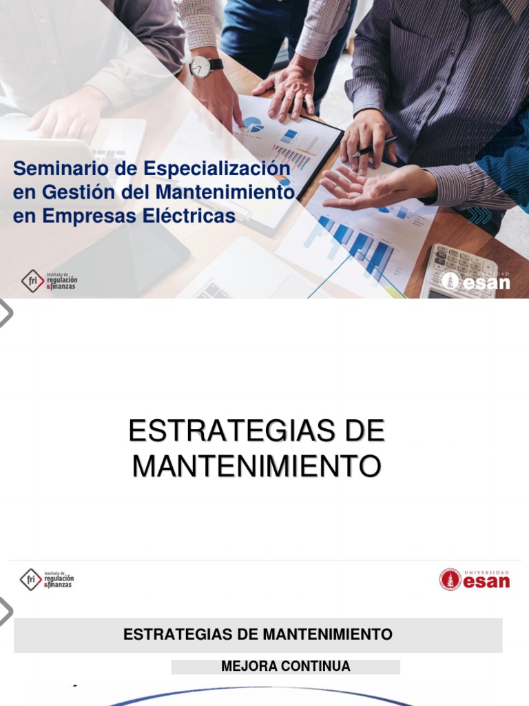 Seminario Especializaci N Gesti N Del Mtto Fri Esan Final Tema 3 | PDF | Ingeniería de ...
