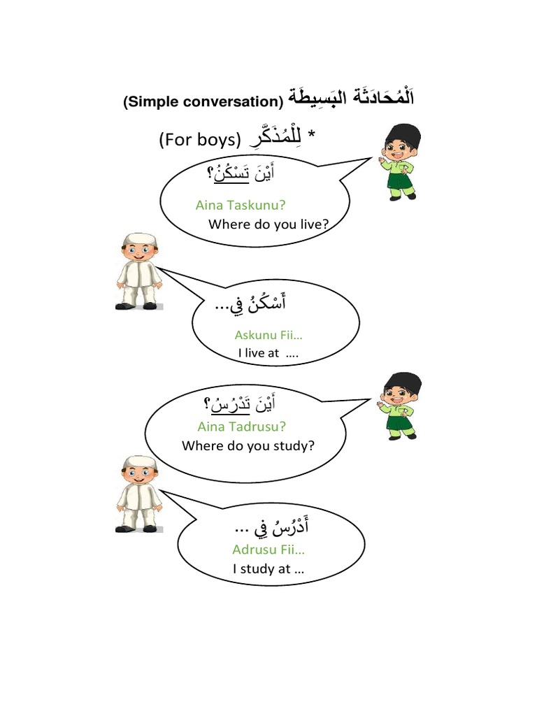 Arabic Notes Yr 3 (Lesson 1-4) | PDF | Food And Drink | Foods