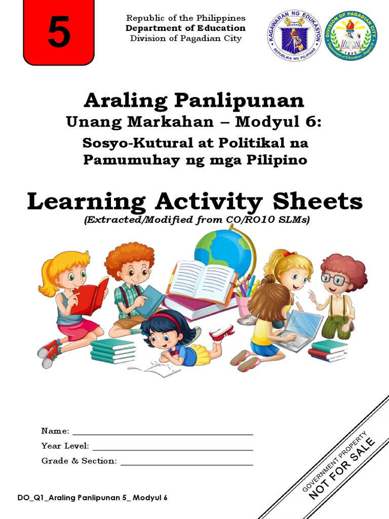 Araling Panlipunan Q1 M6 | PDF