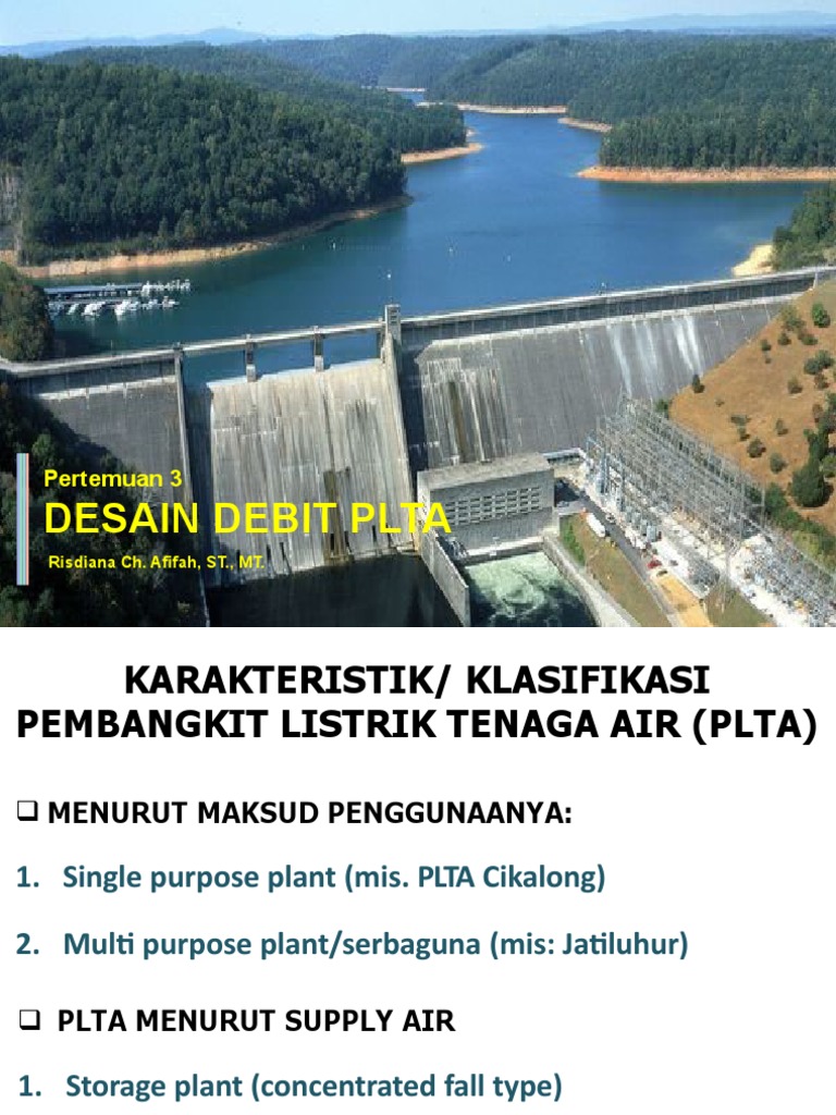 Pertemuan 3-Desain Debit PLTA | PDF