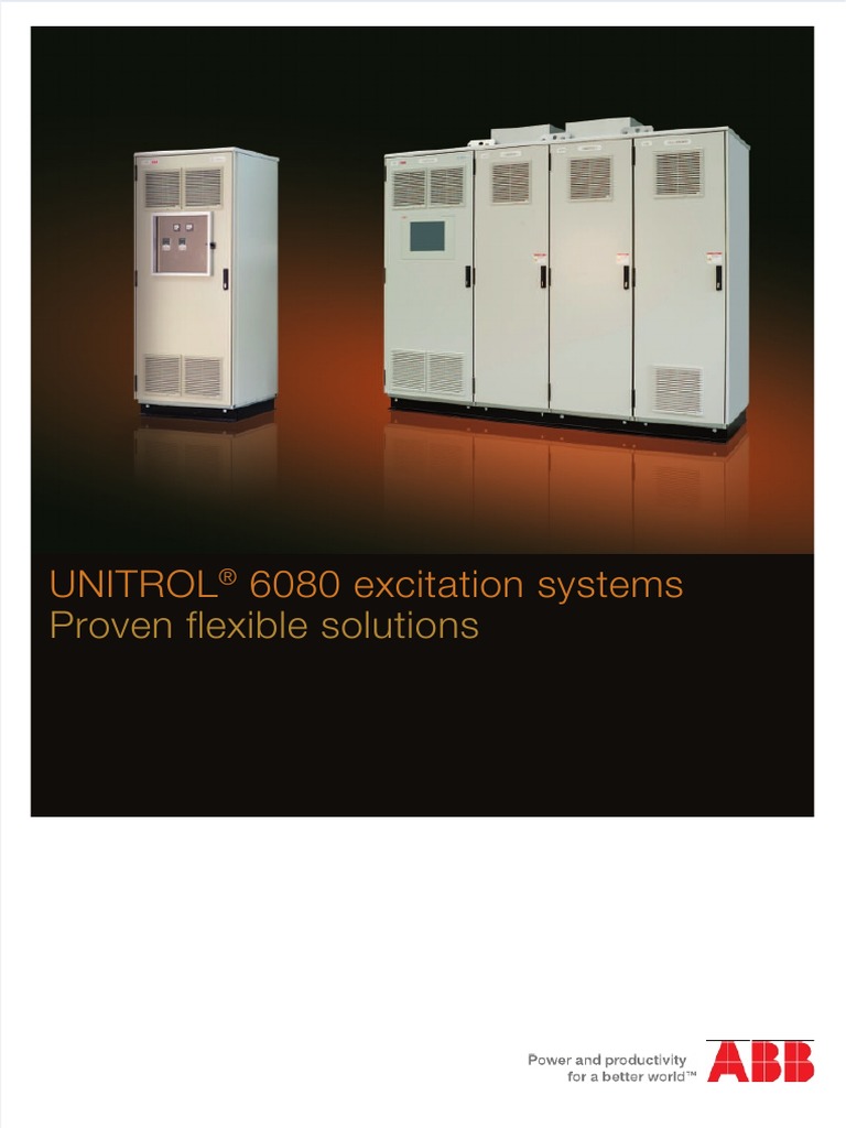 Abb Unitrol 6080 Excitation System | PDF | Electrical Grid | Electric ...