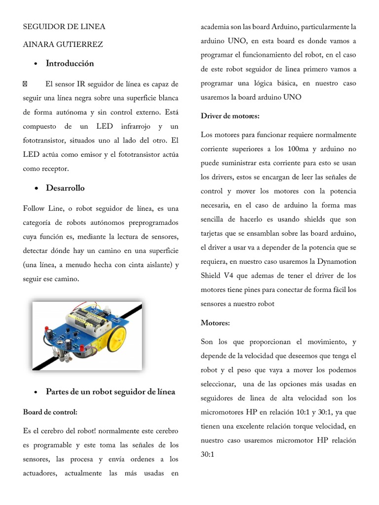 Seguidor de Linea | PDF