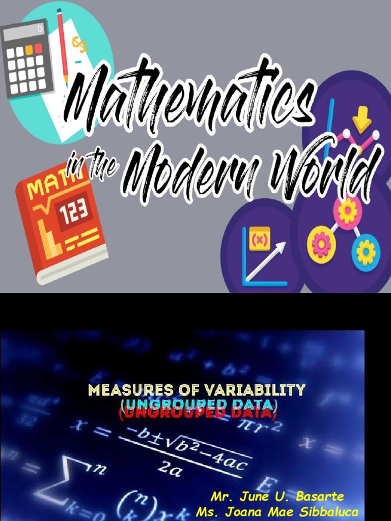 MMW | PDF | Standard Deviation | Variance