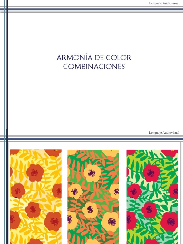 Armonía de Color en Lenguaje Audiovisual | PDF