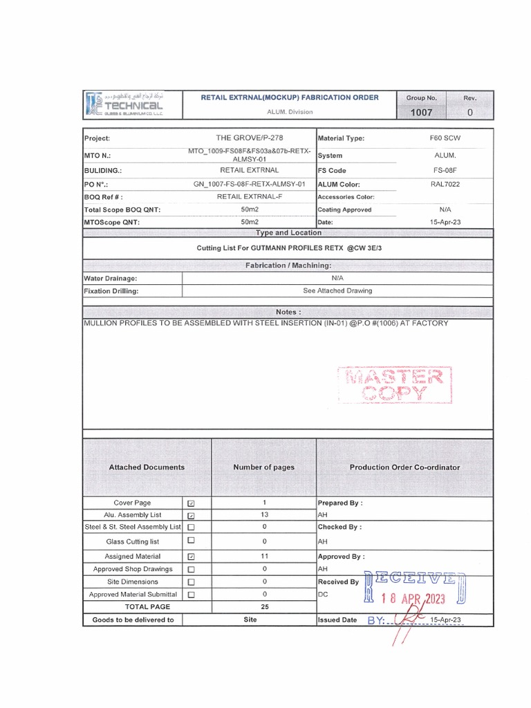 P 278 - GN 1007 | PDF | Manufactured Goods