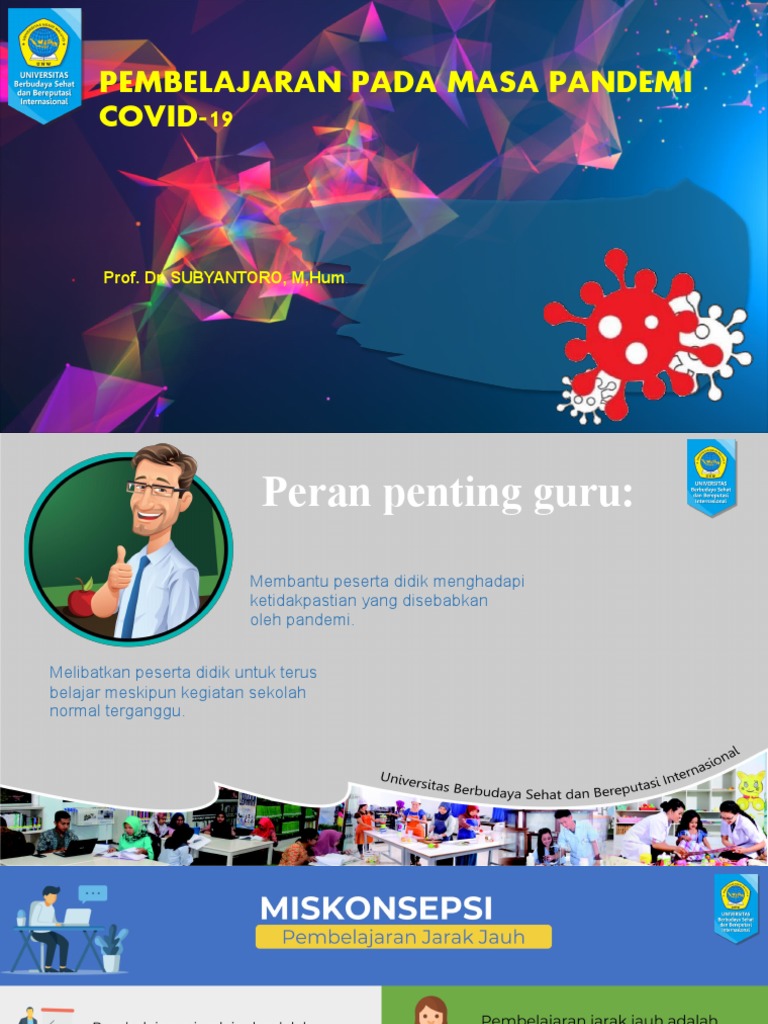 Pembelajaran Pada Masa Pandemi Covid-19a | PDF