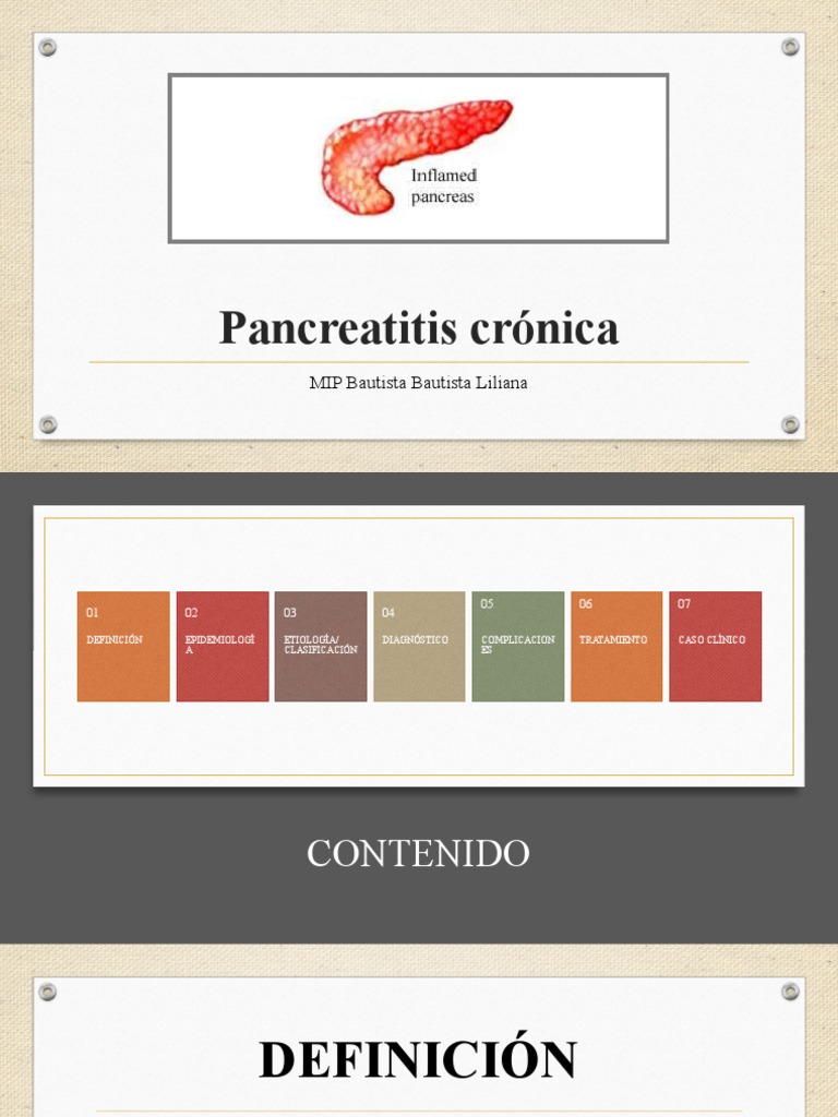 Pancreatitis Crónica | PDF