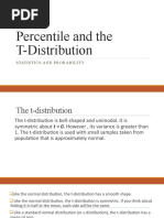 Lesson 3 - T-Distribution (Module) | PDF | Confidence Interval | Normal ...