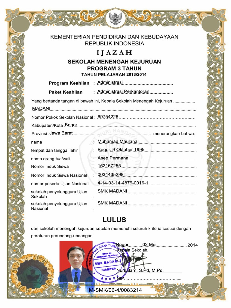 Scan Warna Ijazah | PDF