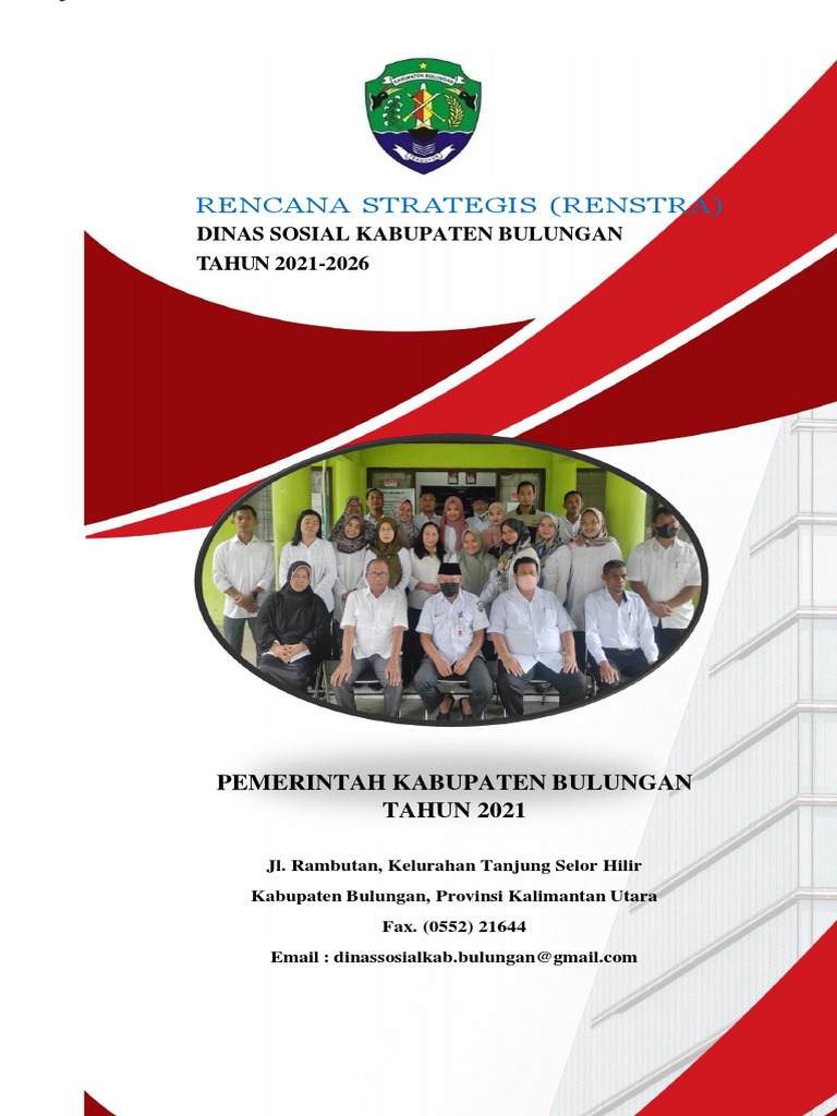 Dokumen RENSTRA DINSOS 2021-2026 Fix | PDF
