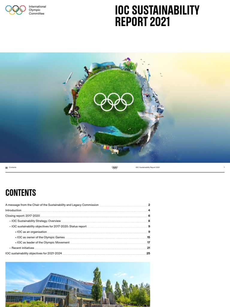 IOC Sustainability Report 2021 | PDF