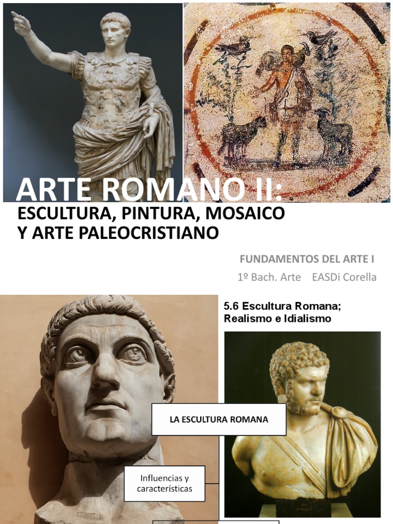 Arte Romano - 2 - Escultura y Pintura | PDF | imperio Romano