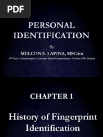 Personal Identification Techniques Module | PDF | Forensic Science ...