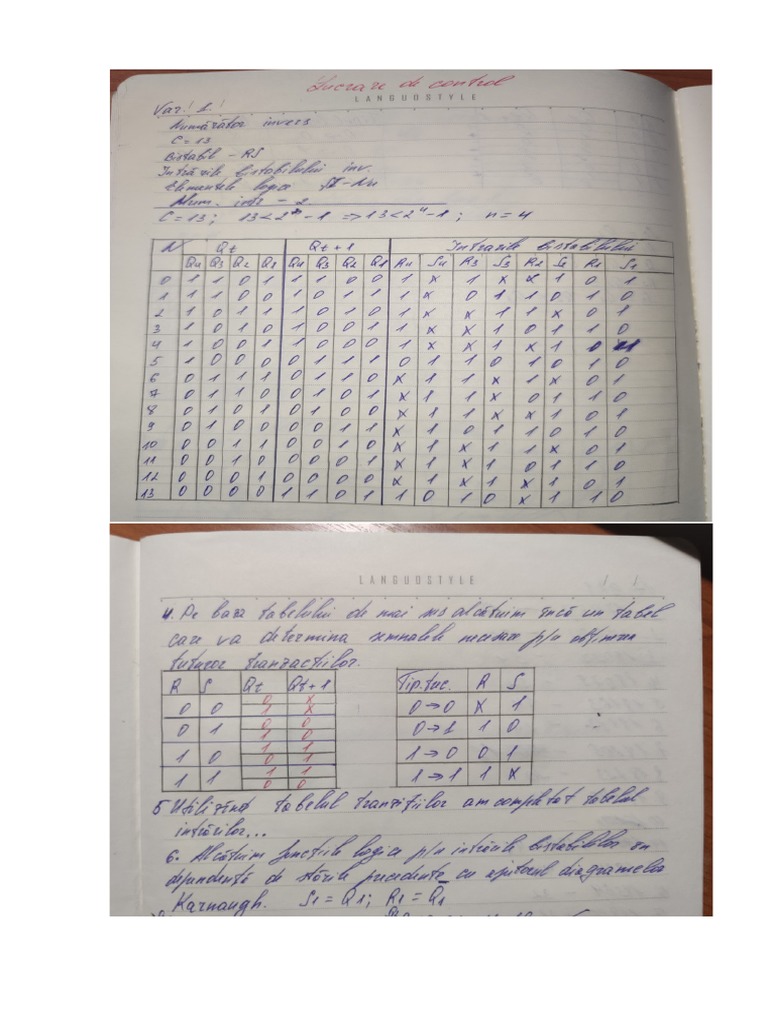 Lucrare de Control Electronica Digitala | PDF