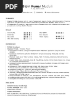 Deva Resume | PDF | Pl/Sql | Databases