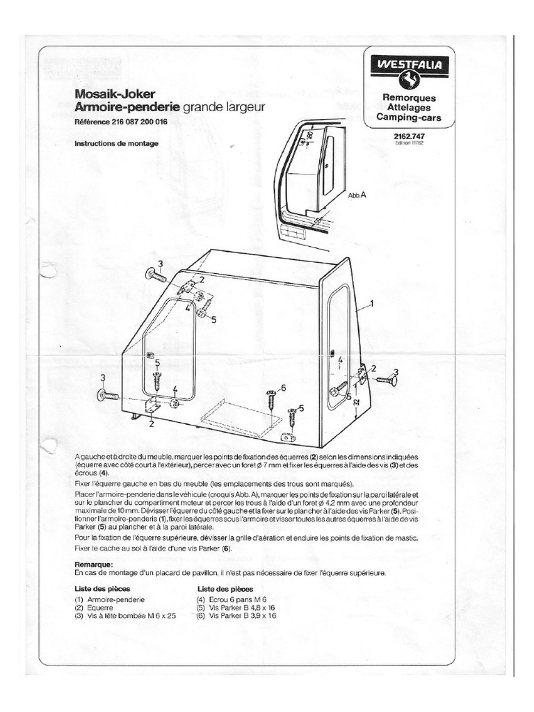 Planos Westfalia | PDF