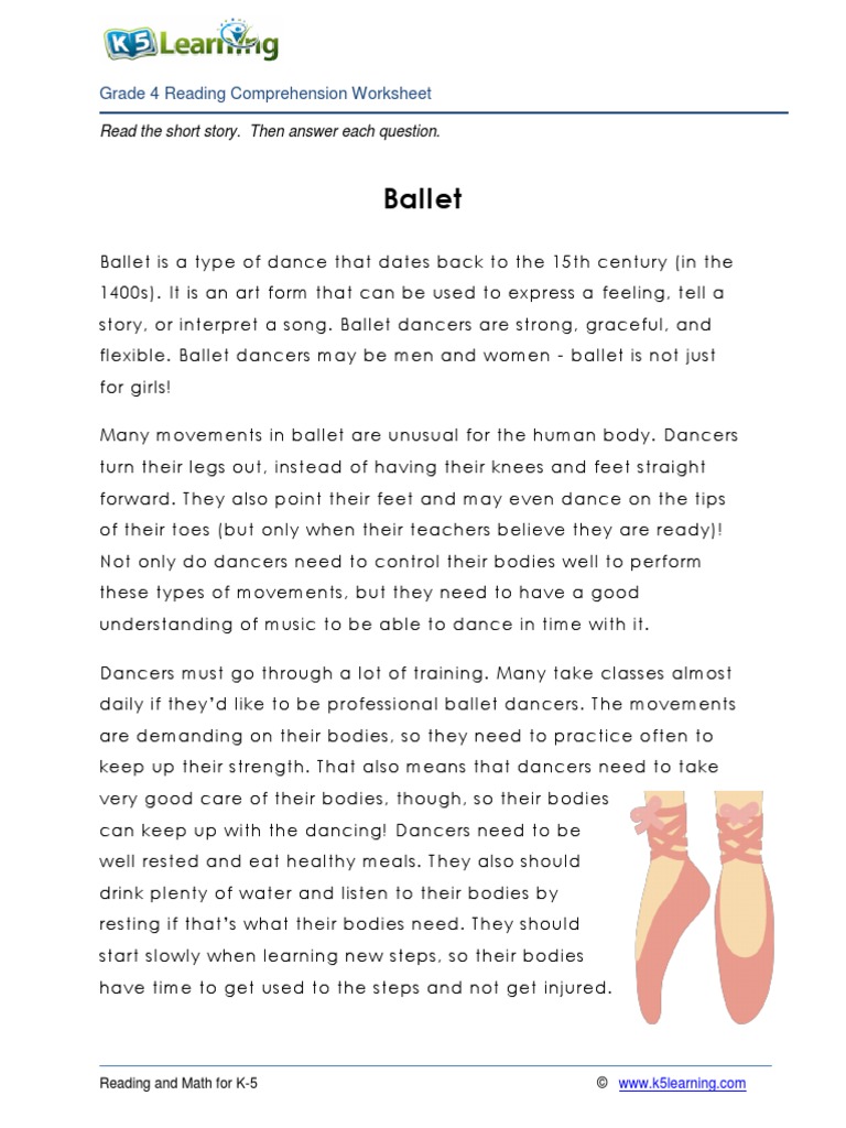 4th Grade 4 Ballet | PDF | Dances | Ballet