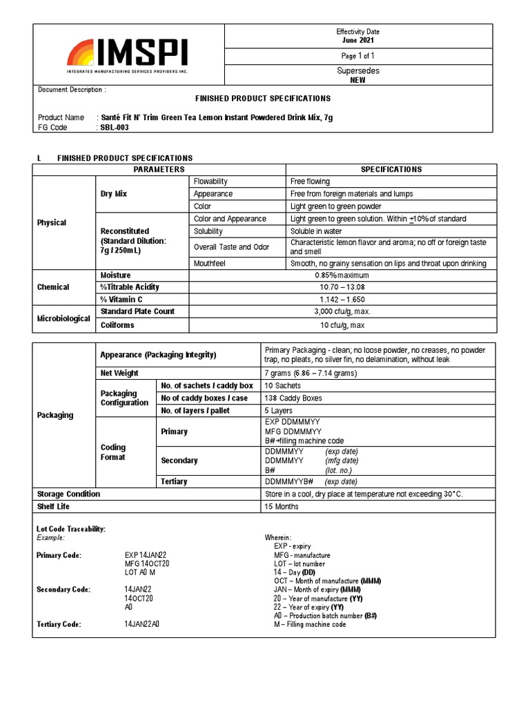 Product Specs Asek | PDF