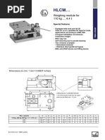 HBM HLC Load Cell Specifications Guide | PDF | Electrical Resistance ...