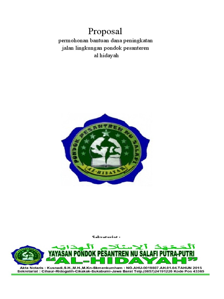 Proposal Jalan | PDF