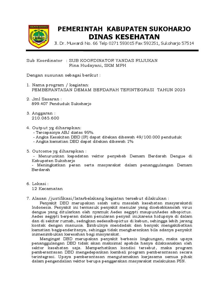Program Unggulan DBD 2023 | PDF