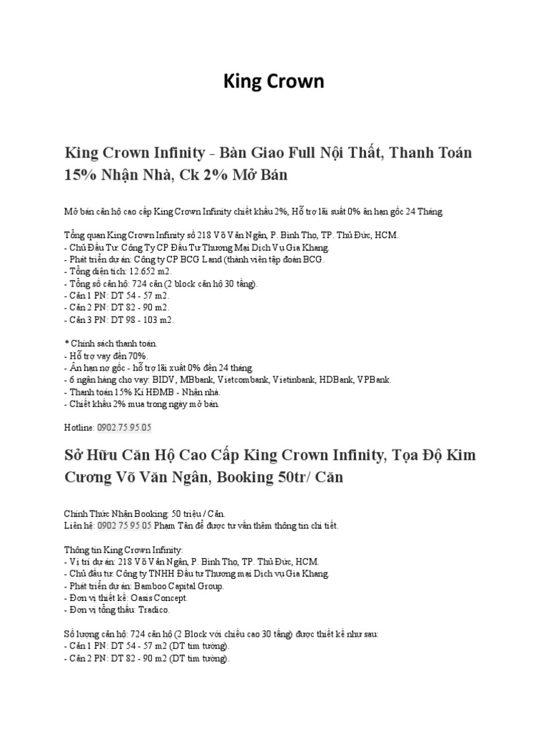 King Crown | PDF