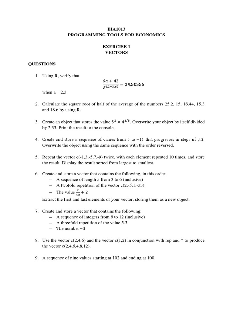 Exercise 1 Solution | PDF | Sequence | Mathematics Exercise 1 Solution | PDF | Sequence | Mathematics