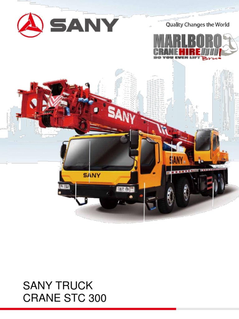 Maintenance Procedures Sany Crane STC-300Cmodel. | PDF