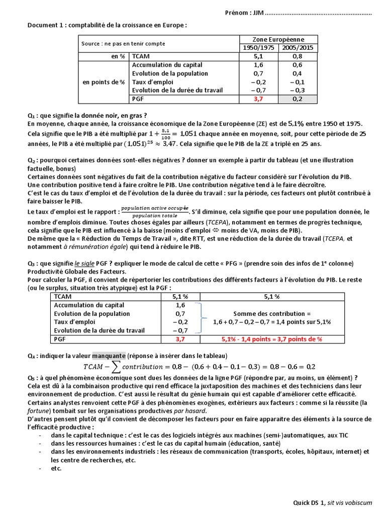 Quick DS 1 Corr | PDF