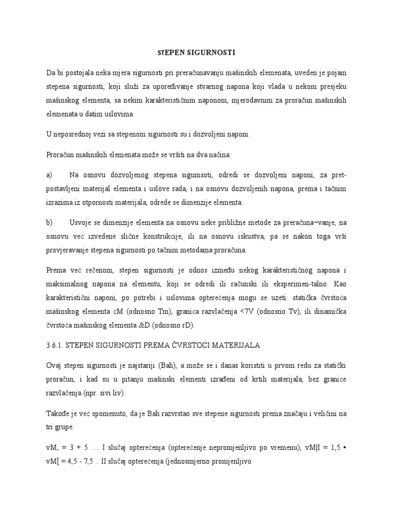 Stepen Sigurnosti | PDF