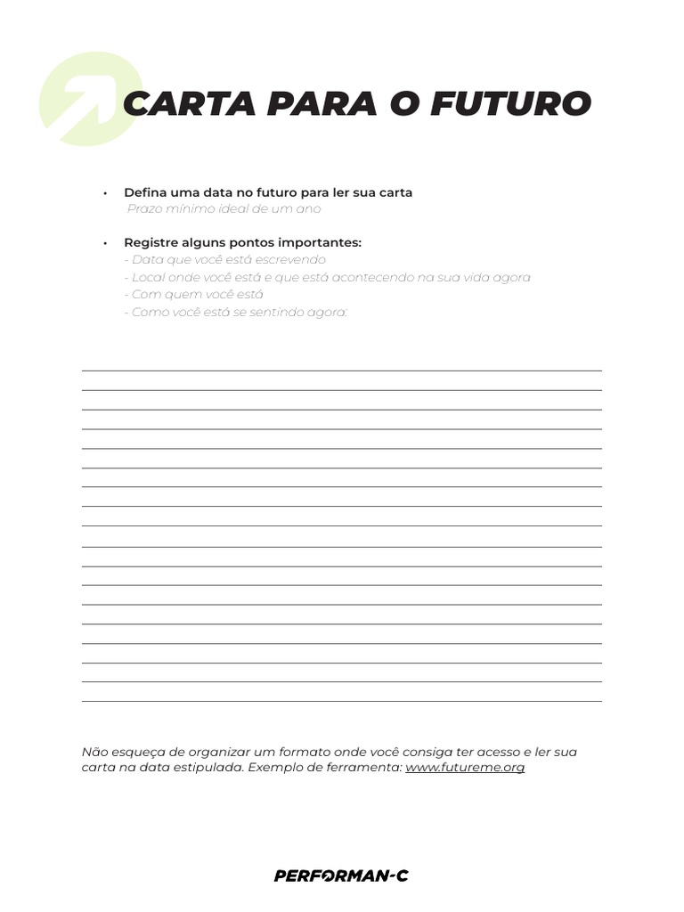 Carta para o Futuro | PDF