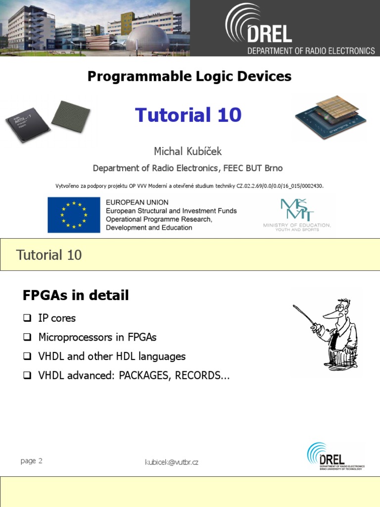 Tutorial 10 IP Processors HDL Languages | PDF | Field Programmable Gate Array | Vhdl