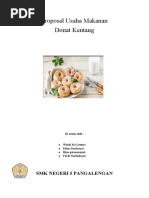 Proposal Usaha Donat | PDF