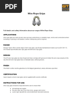 Wire Rope Clip Installation Guide | PDF