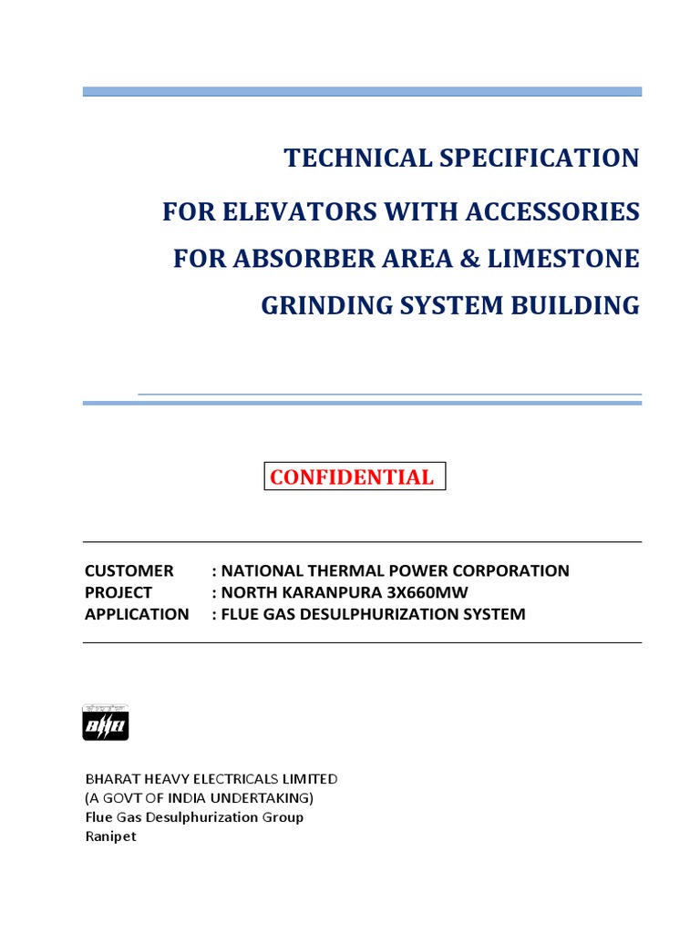 Technical Spec NK Elevator 1555645582 | Download Free PDF | Elevator | Electrical Wiring