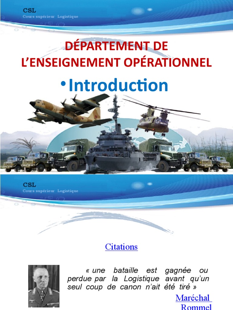 Presentation Sur CSL | PDF | Logistique | Économie