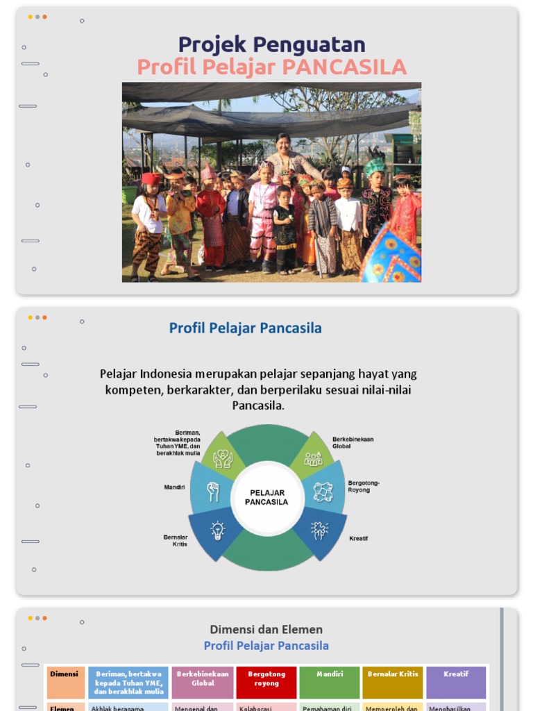 Projek Penguatan Profil Pelajar Pancasila - PAUD | PDF