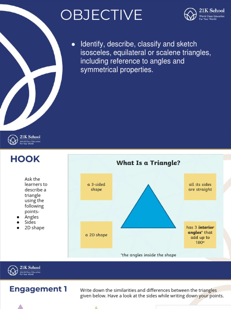 DAY 6 and 7 - Triangles and Its Types | PDF