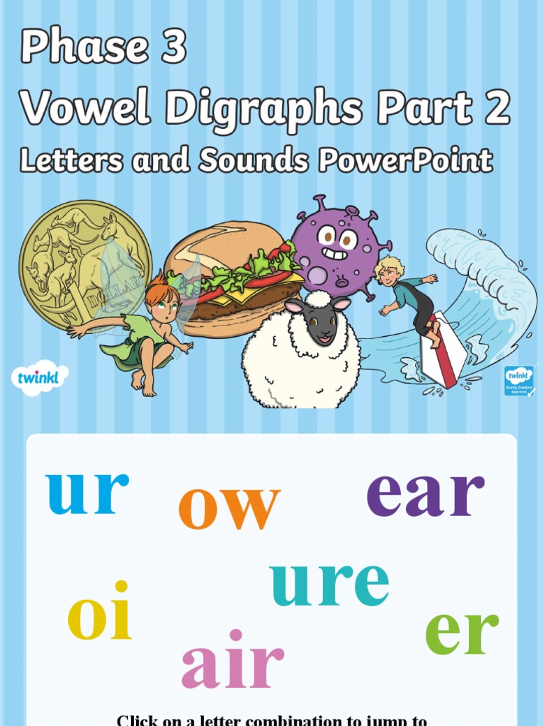 Au L 2549760 Phase 3 Vowel Digraphs Part 2 Powerpoint Letters and Sounds - Ver - 2 | PDF ...