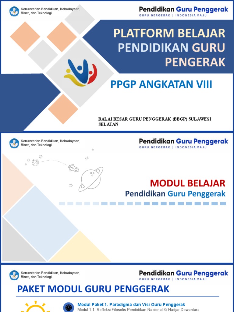 Orientasi LMS-PGP A.8 Fix-Ditjen | PDF