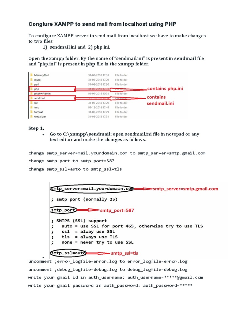 Sending Emails With PHP | PDF | Telecommunications | Software