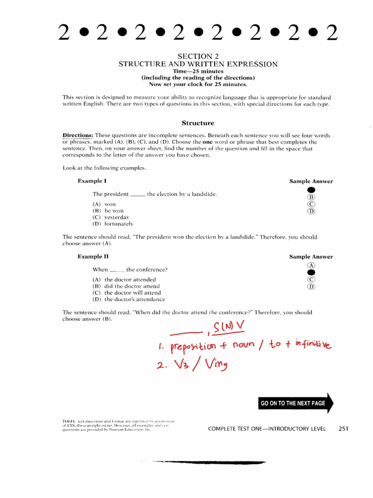 TOEFL ITP Structure & Written Expression | PDF | Teaching Methods & Materials
