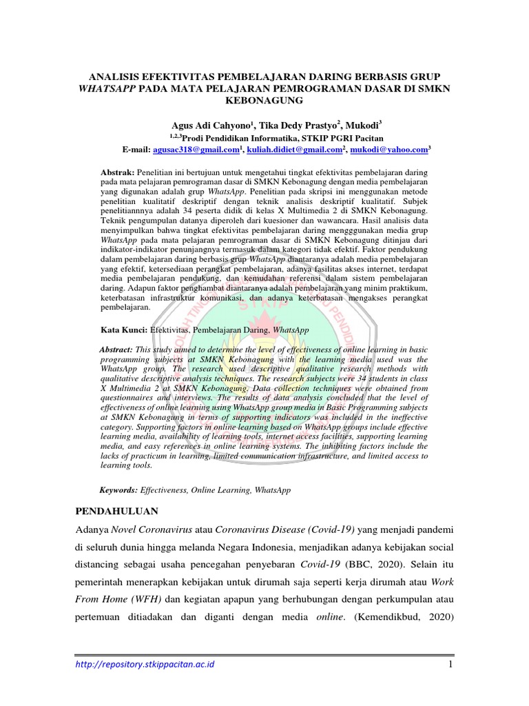Agus Adi Cahyono - Pi - Ar2021 | PDF