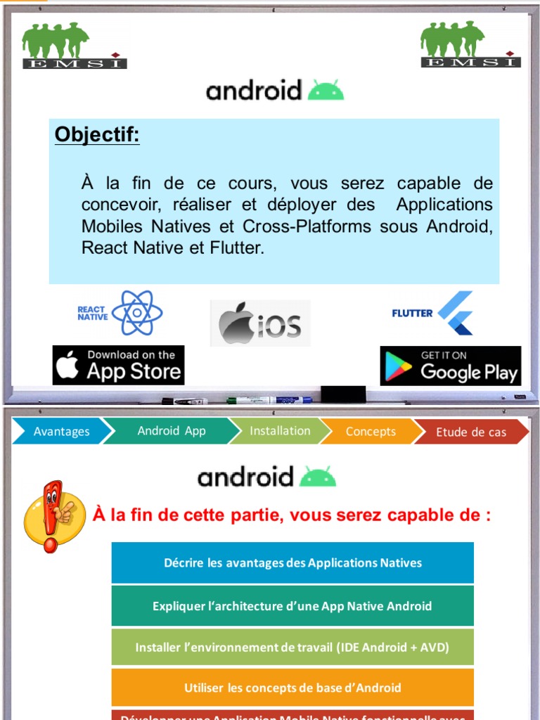 Développement d'Applications Mobiles Android | PDF | Ordinateurs