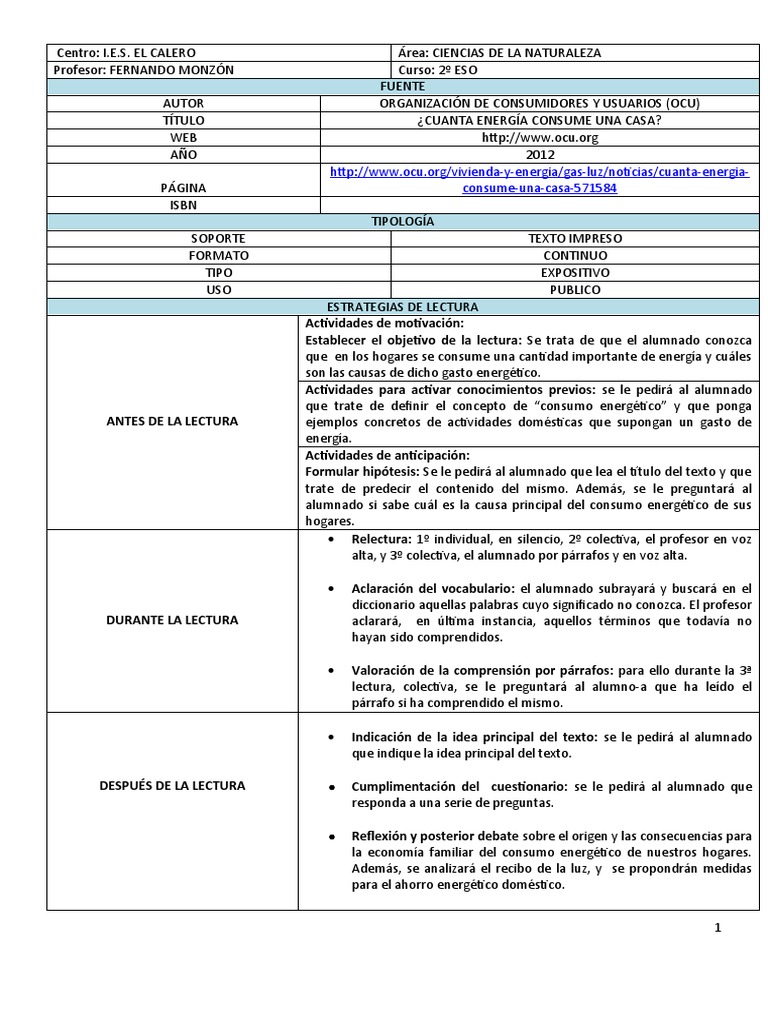 Lectura Comprensiva 1 C2a6 Trimestre | PDF | Comprensión lectora