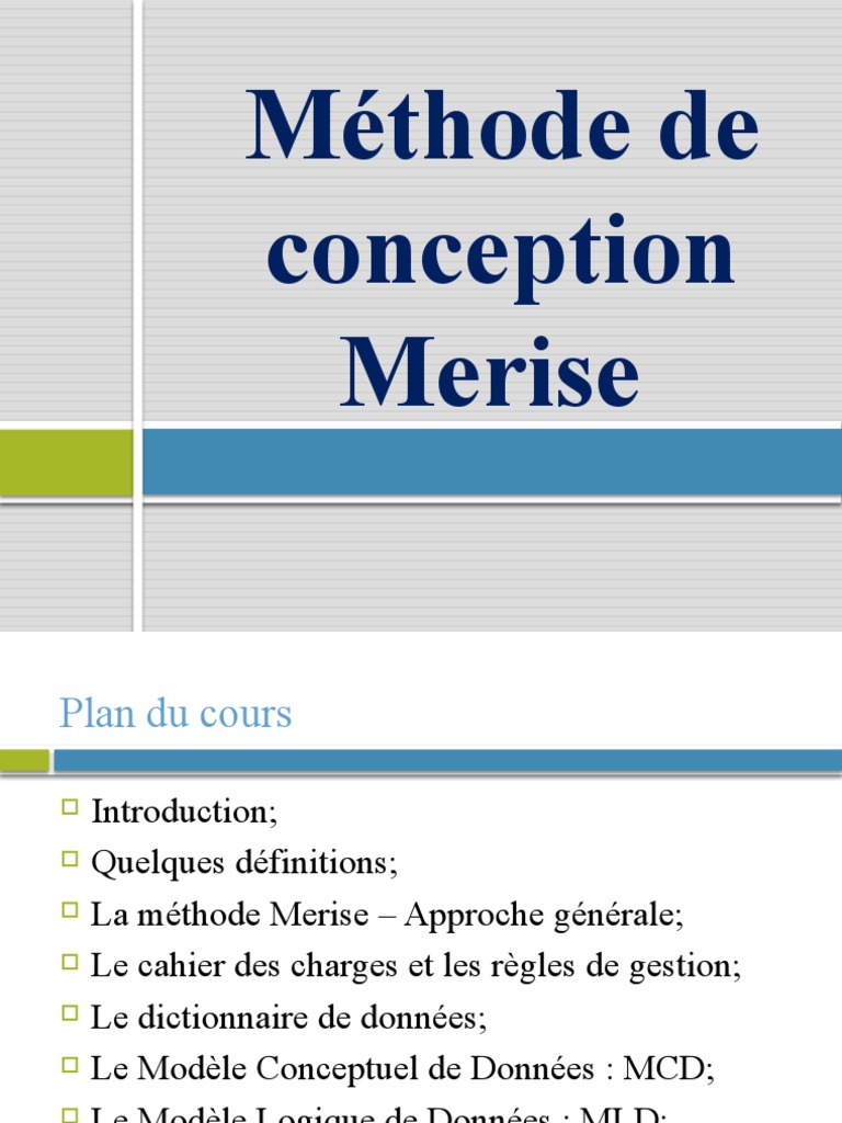 Gi S5 Merise LK | PDF | Informatique | Informatique