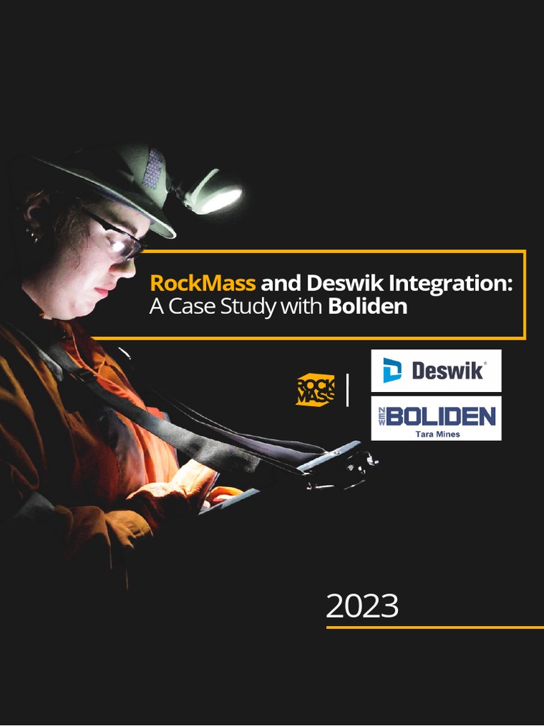 RockMass Data Integration With Deswik - Mapping - Case Study | PDF | 3 ...