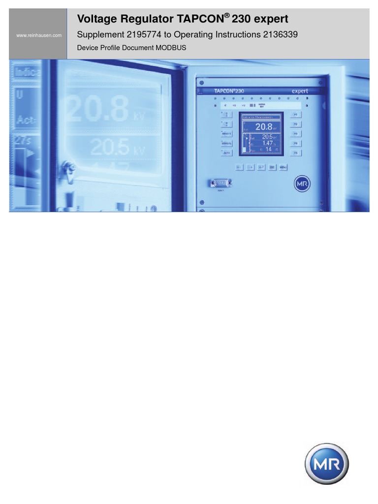 Device Profile Document MODBUS TAPCON 230 Expert 2195774-00 EN | PDF ...