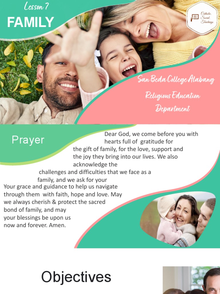 Lesson 7 Family | PDF | Family | Forgiveness